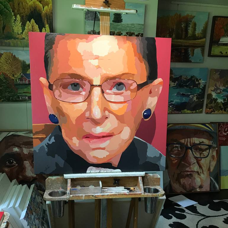 Faces #6 - Judgement Call Painting by John Jaster | Saatchi Art