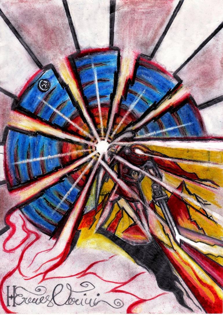 Thor Painting by Hermes Varini | Saatchi Art