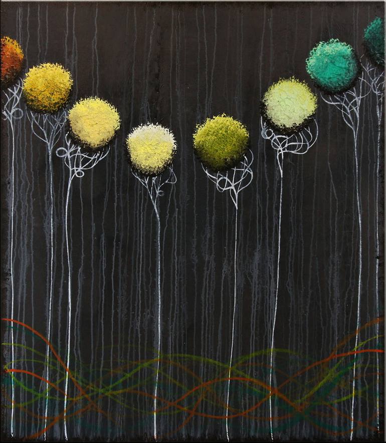 The magic of the night Painting by Louis Leroy | Saatchi Art