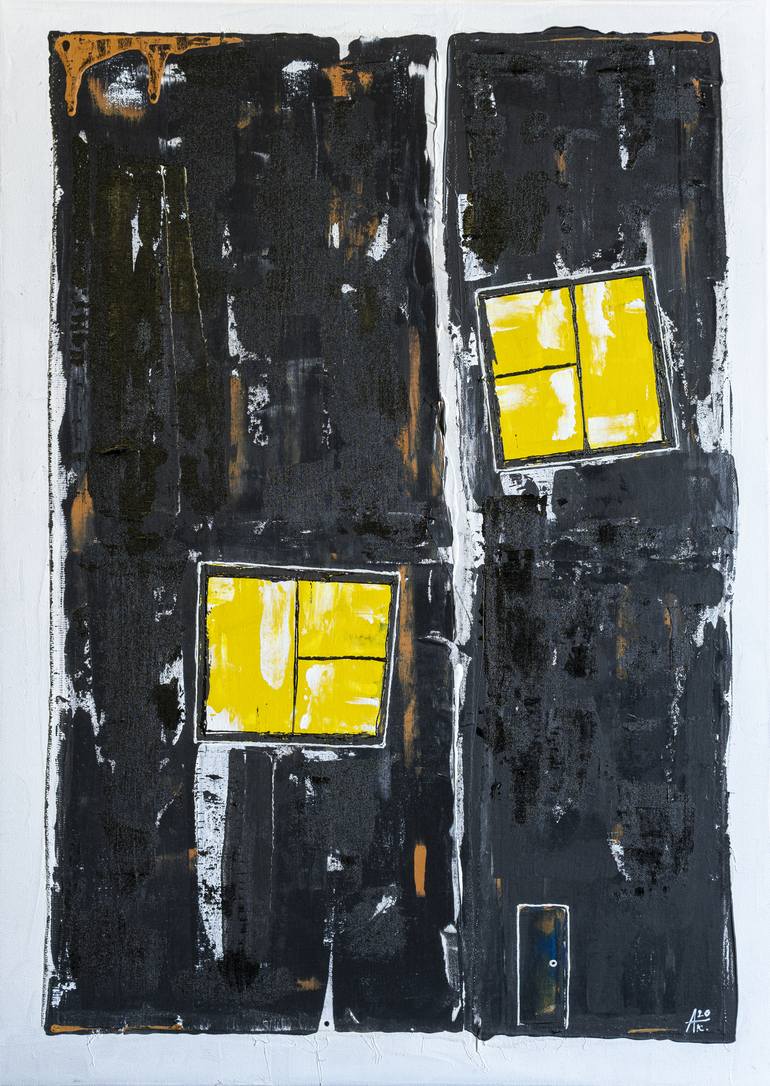 Three worlds Painting by Alexey Kuznetsov | Saatchi Art