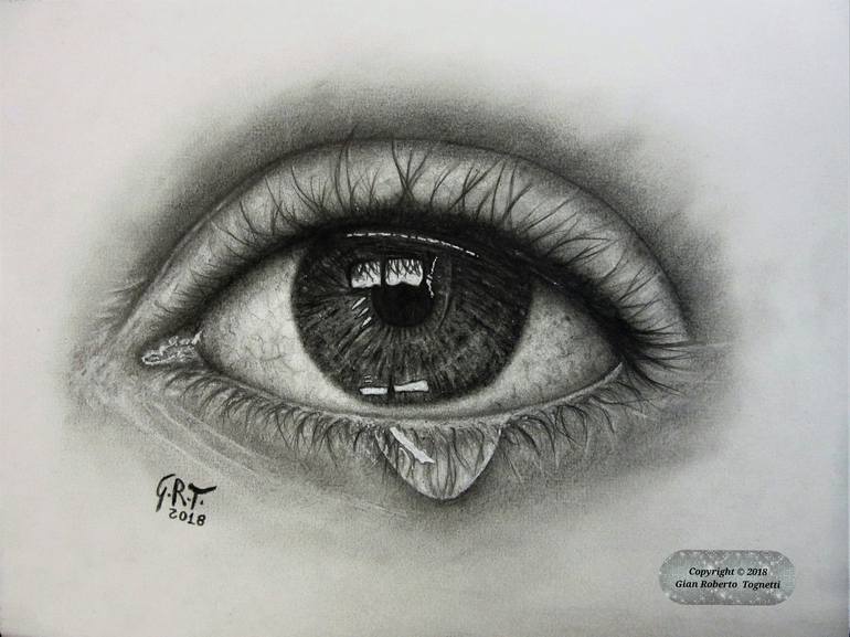 Tears of heart Drawing by Gian Roberto Tognetti | Saatchi Art