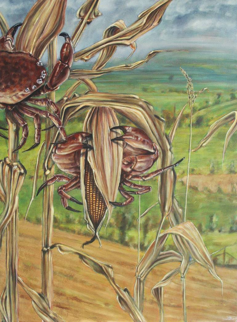 cornrippers Painting by Jasper De Gelder | Saatchi Art