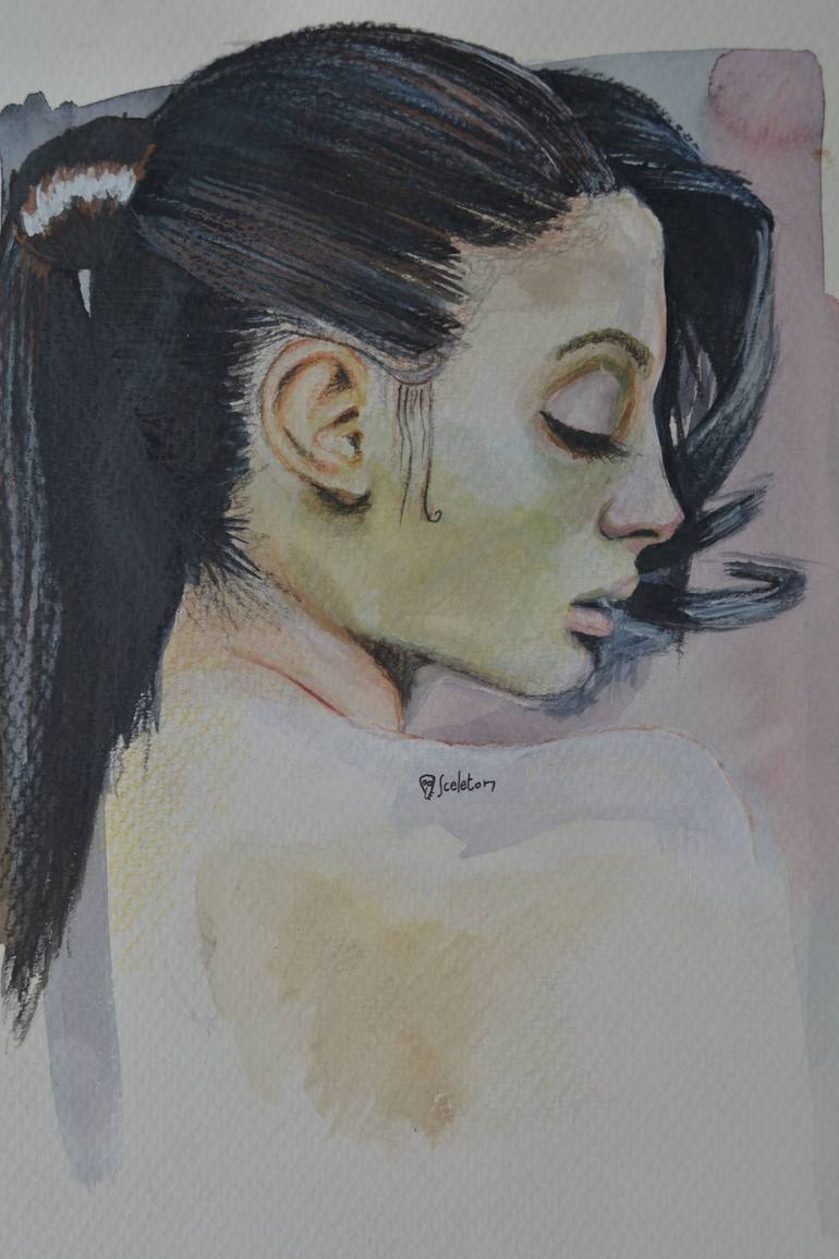 portret 5 uit de collectie 'koppen' Drawing by Stijn Cloetens | Saatchi Art