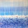 BLUE RAIN Painting by La Nord | Saatchi Art