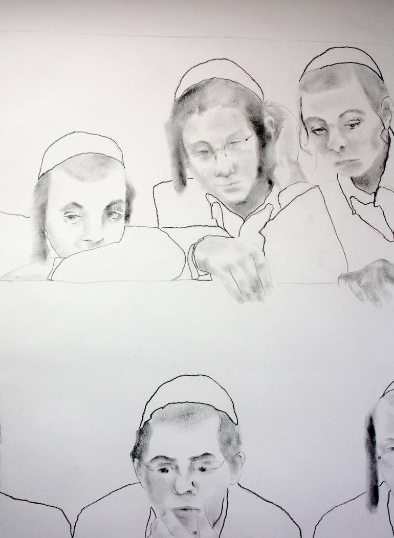 judgement (detail) Drawing by Catherine Haley Epstein | Saatchi Art