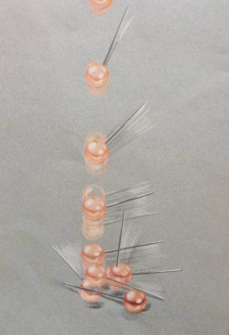Pin Drop Drawing by Jamie Gim | Saatchi Art