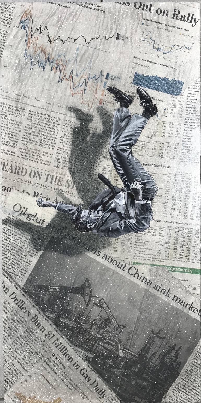 Globalisation Painting by Samuel Guillemot | Saatchi Art