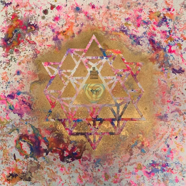 Tetragrammaton Painting by Kyle Friedberg | Saatchi Art