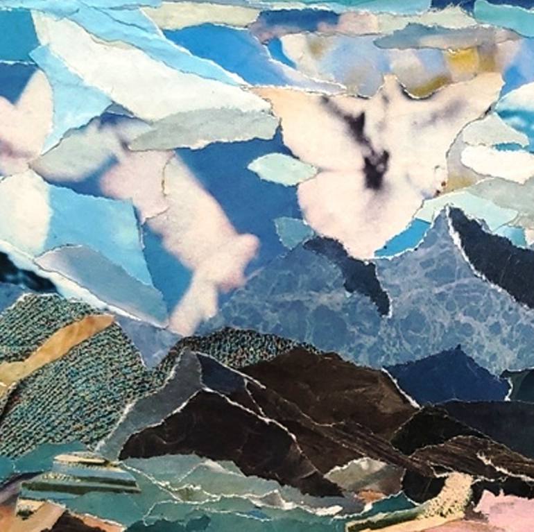 Doves Collage by Elizabeth Bessant | Saatchi Art