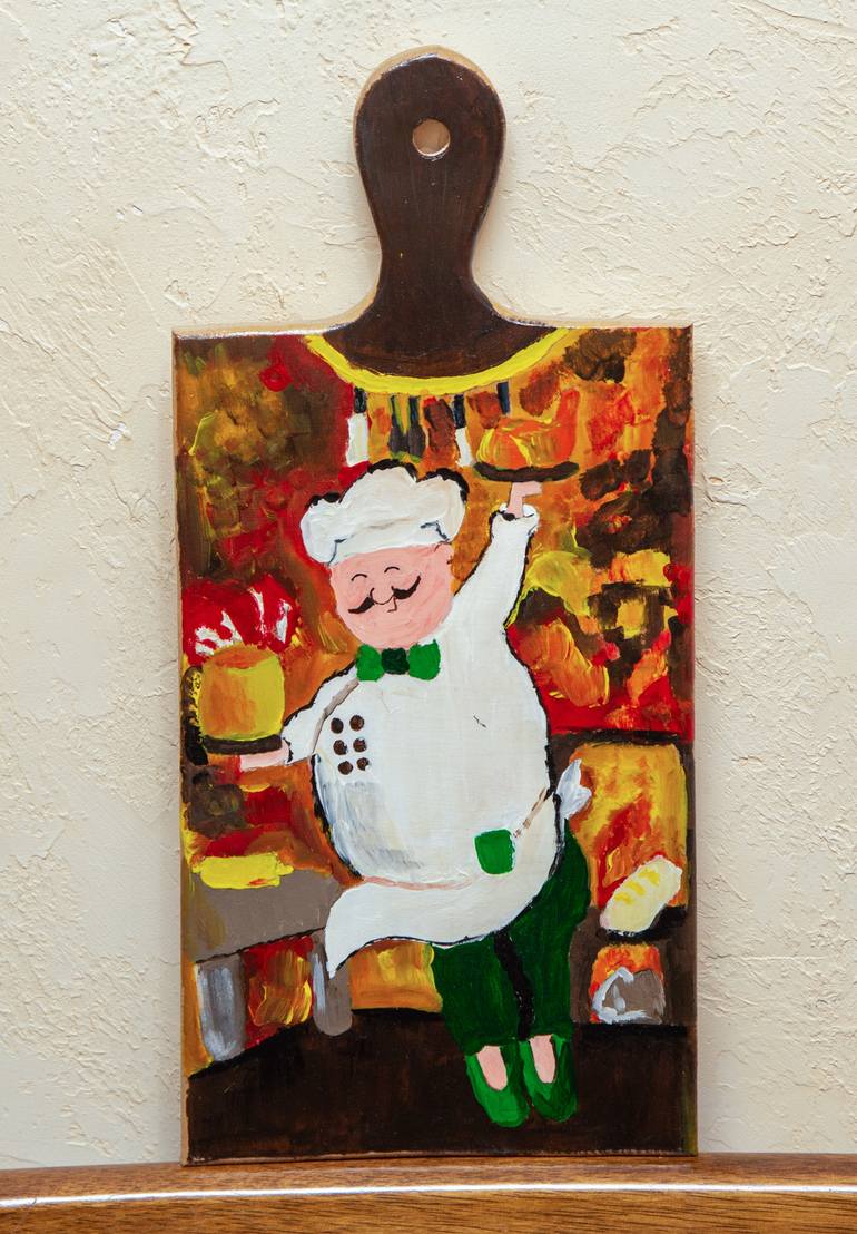 cook Painting by Андрей Галаган | Saatchi Art
