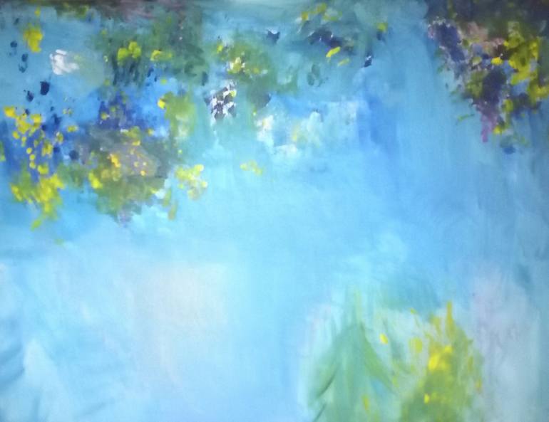 Wisteria Painting by Angela Rose | Saatchi Art