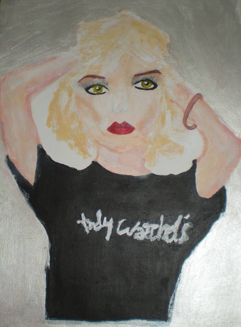 Blondie ORIGINAL SOLD Painting by Angela Rose | Saatchi Art