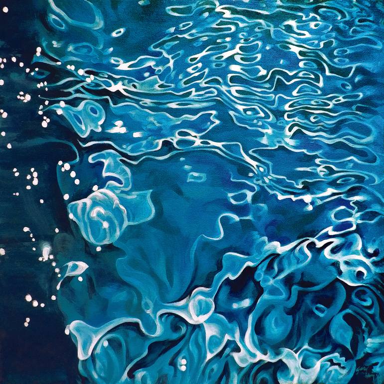 Cenote 1 Painting by Gary Holling | Saatchi Art