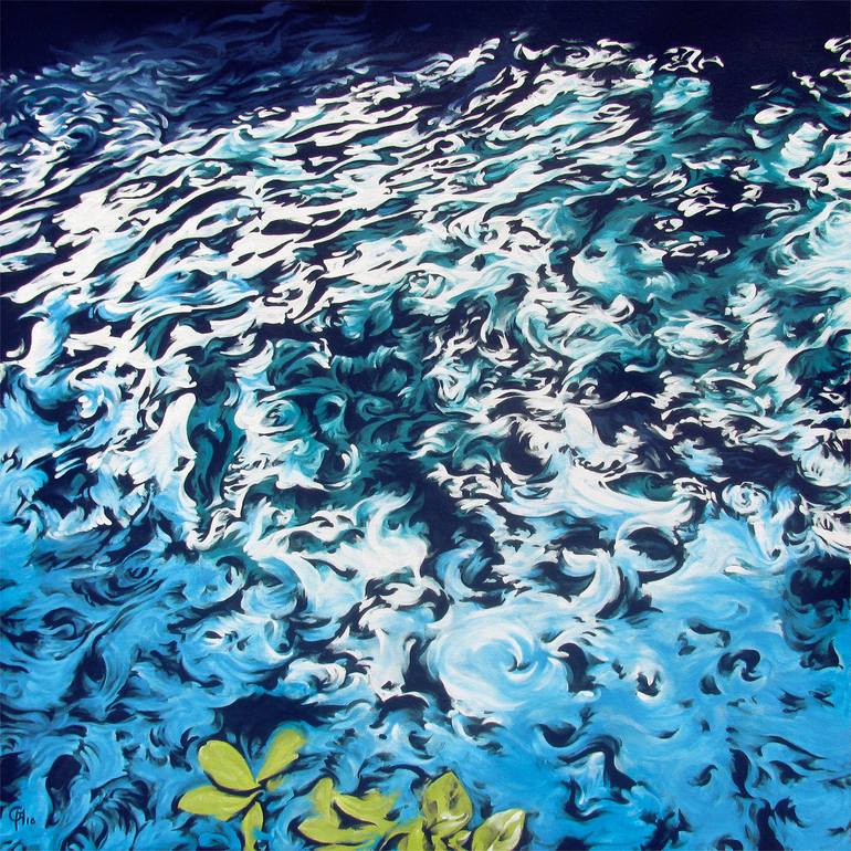 Cenote 8 Painting by Gary Holling | Saatchi Art