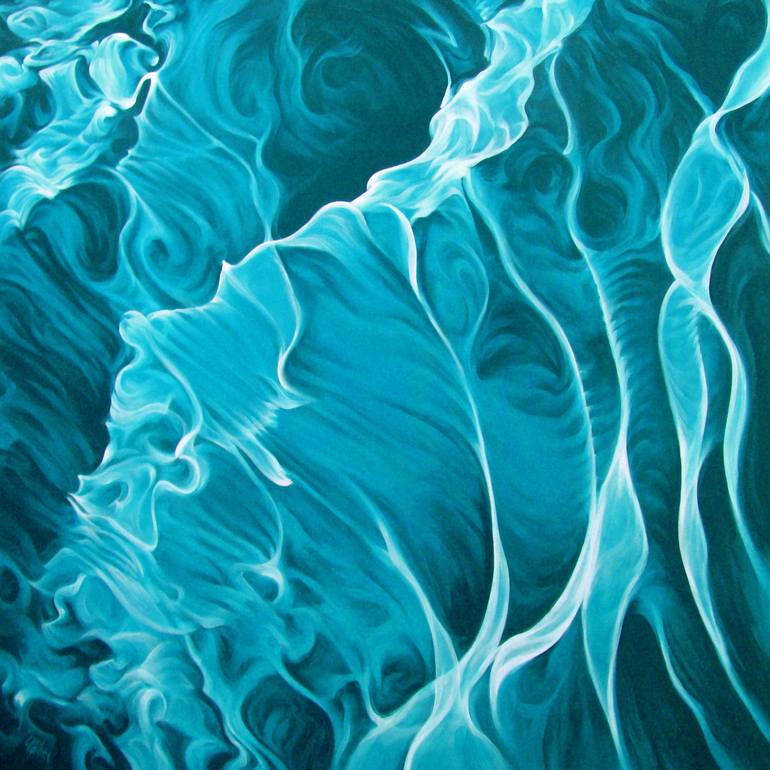 Cenote 4 Painting by Gary Holling | Saatchi Art