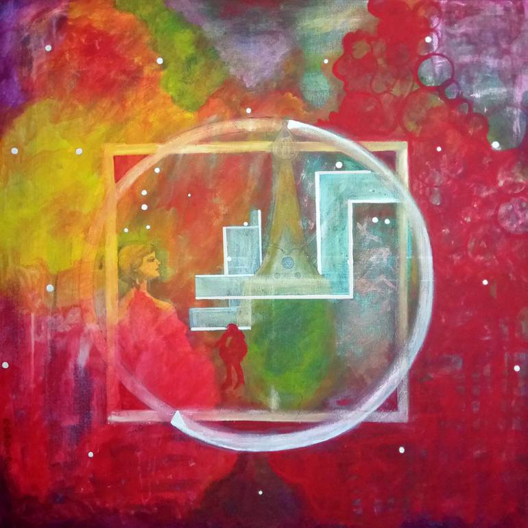 Quadrivium Painting by Fabiola Porras | Saatchi Art