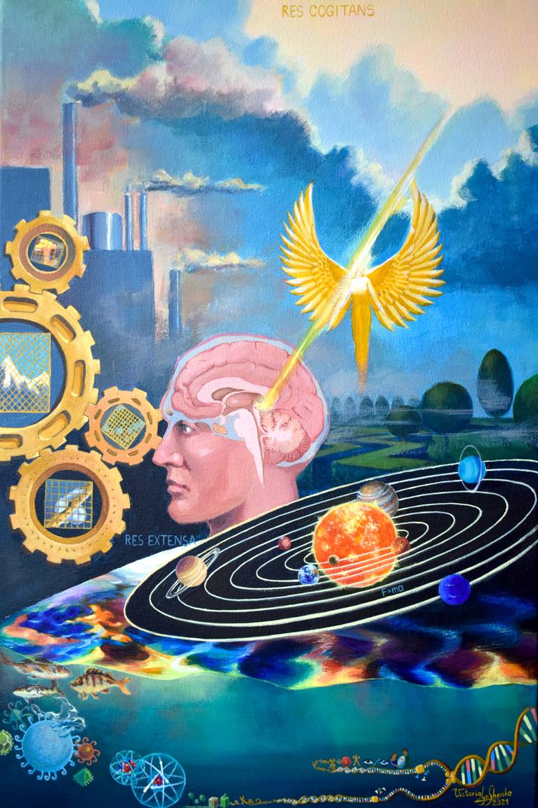 Many and One | One and Many Painting by Victoria Lyashenko | Saatchi Art