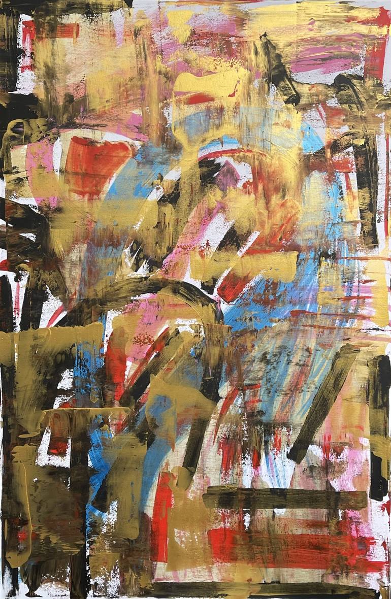 Poets And Silhouettes Painting by Simone Braun | Saatchi Art