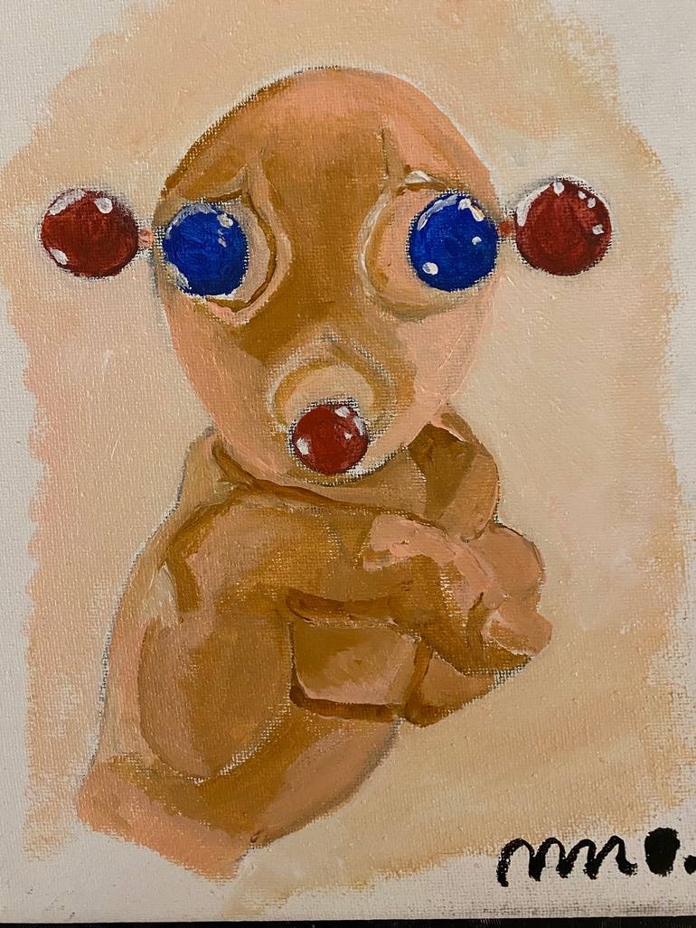 Obie (Panic Pete) Squeeze Doll with Eyes, Ears, and Mouth Popping Out ...