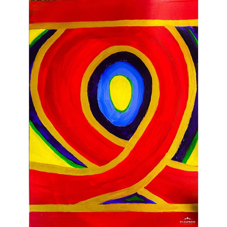 Superhero! Abstract in Acrylics by Herb Vera (2021) Painting by Herb ...