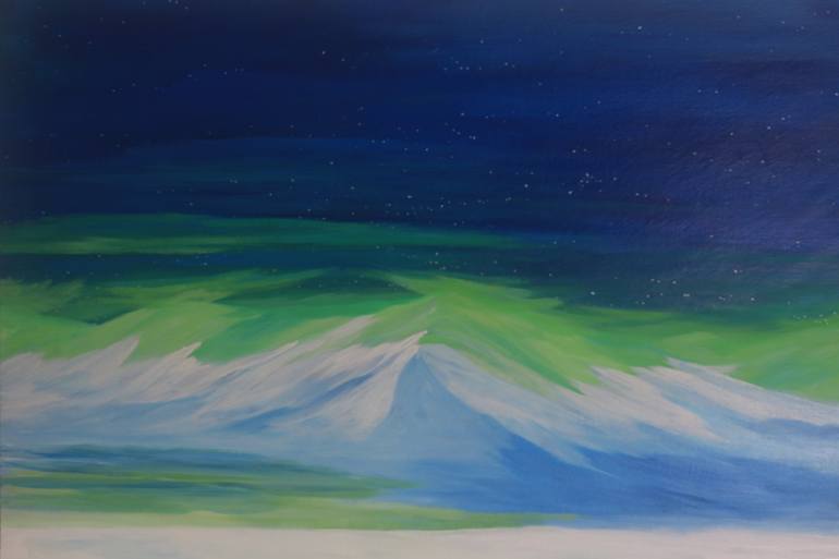 Aurora Painting by Elizabeth Platt | Saatchi Art