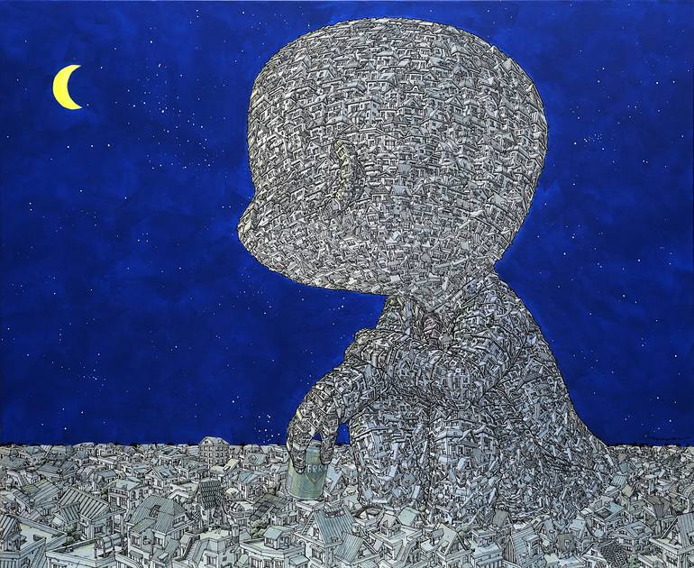 midnight Painting by Hyeong-gil Choi | Saatchi Art