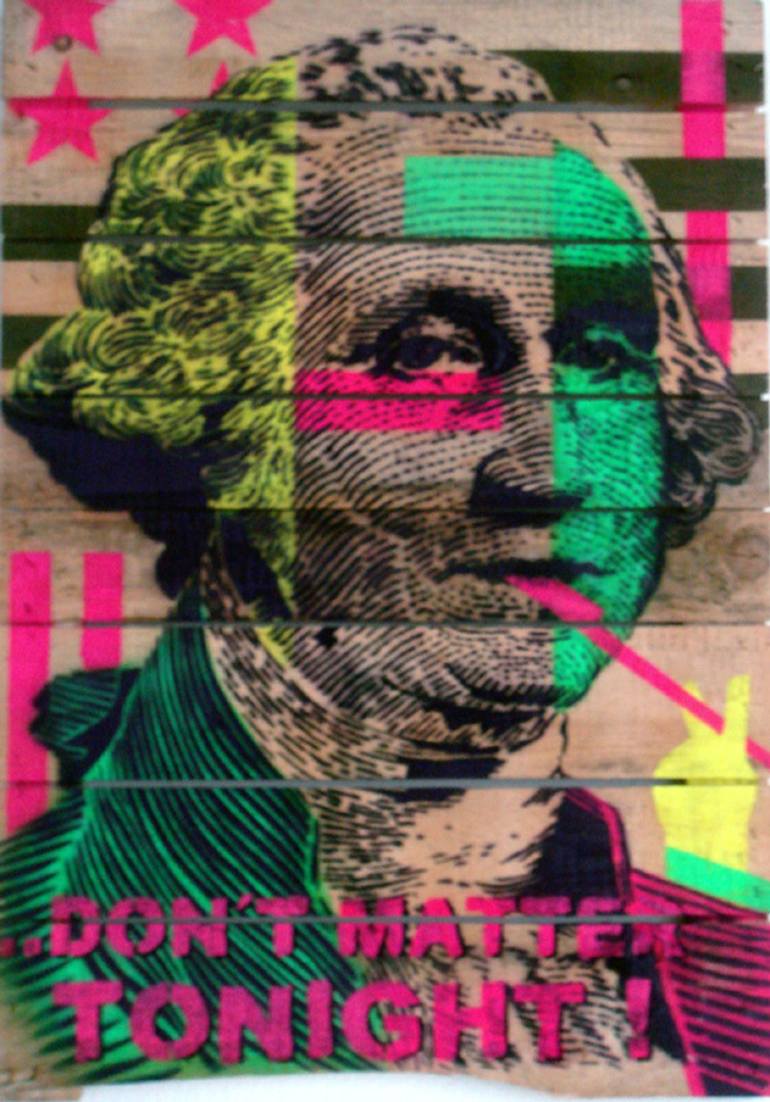 George Washington Collage by fourfourthreeonine streetartgallery ...