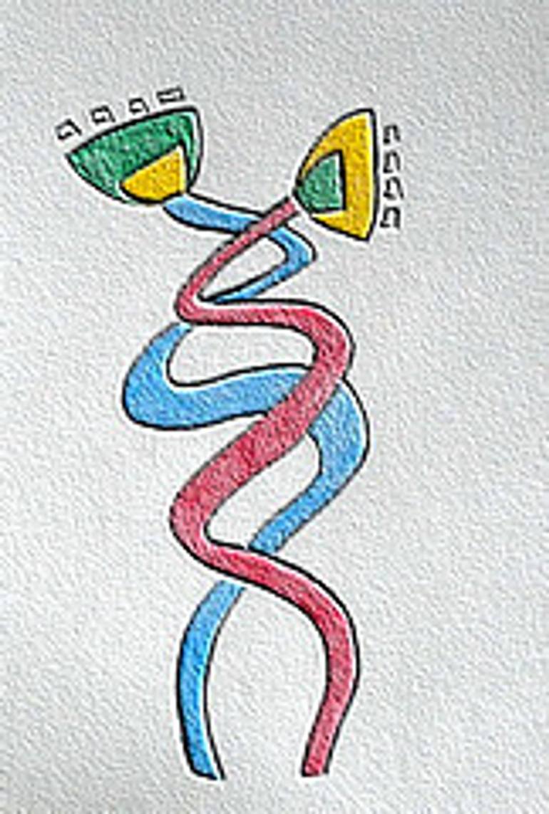 Interwoven Drawing by Kathleen Jacobsen | Saatchi Art