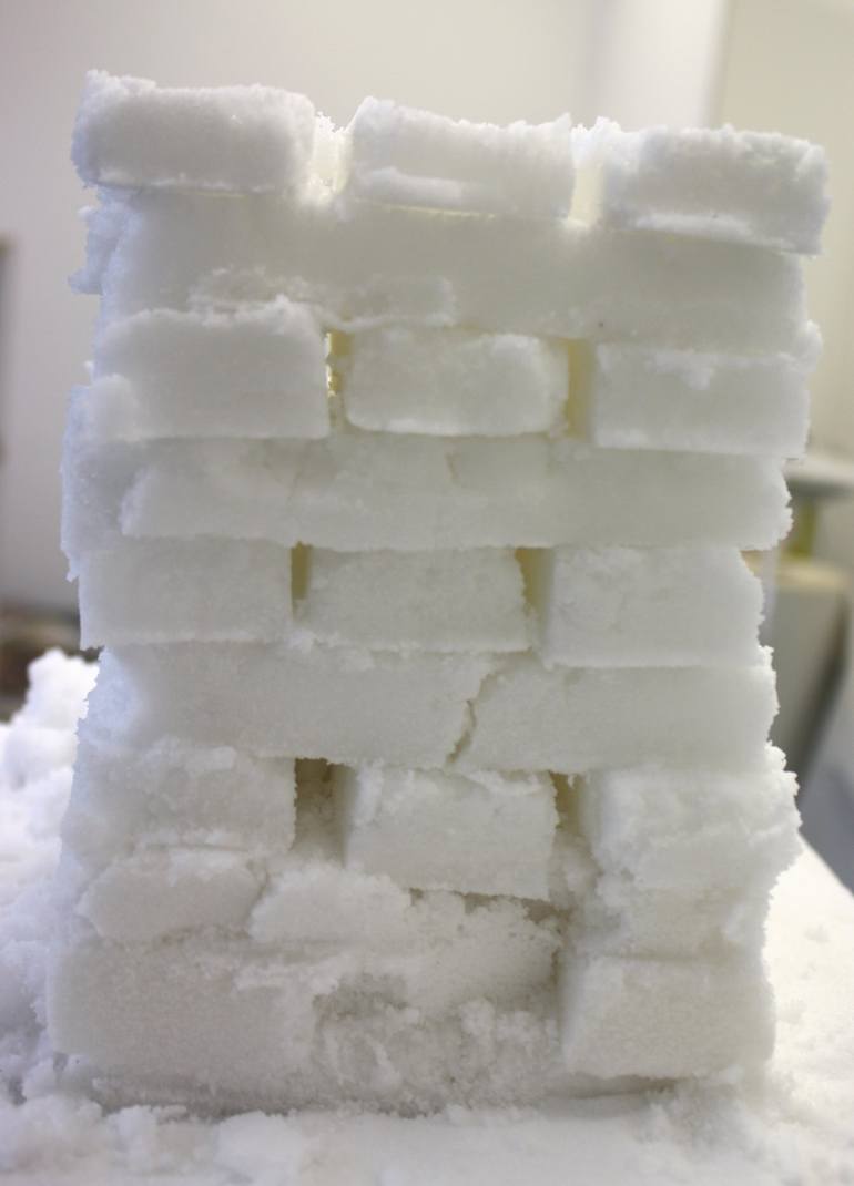 salt jenga tower Sculpture by noel cullen | Saatchi Art