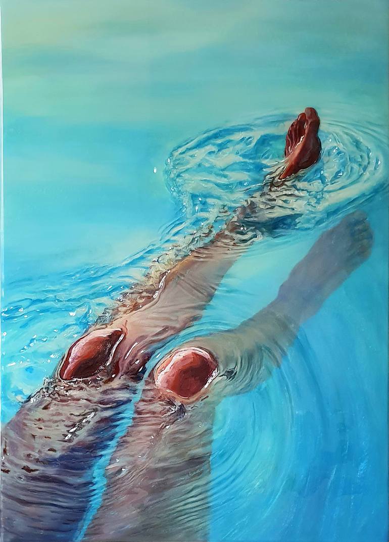 Weightless movement Painting by Natalia Latyshkova | Saatchi Art