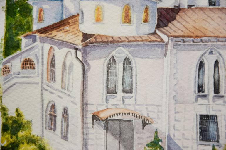 Bright Sunday. Church. Painting by Anna Saveleva | Saatchi Art