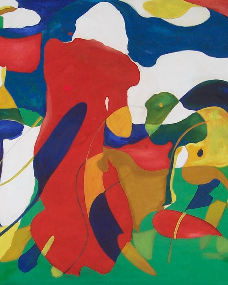 Garden 6 Painting by ken yau | Saatchi Art