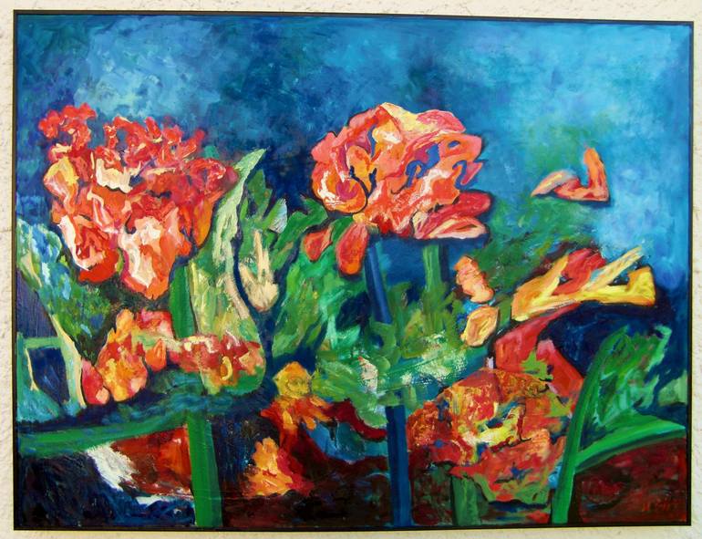 Mother Earth Father Sky Painting by Martha Liff | Saatchi Art