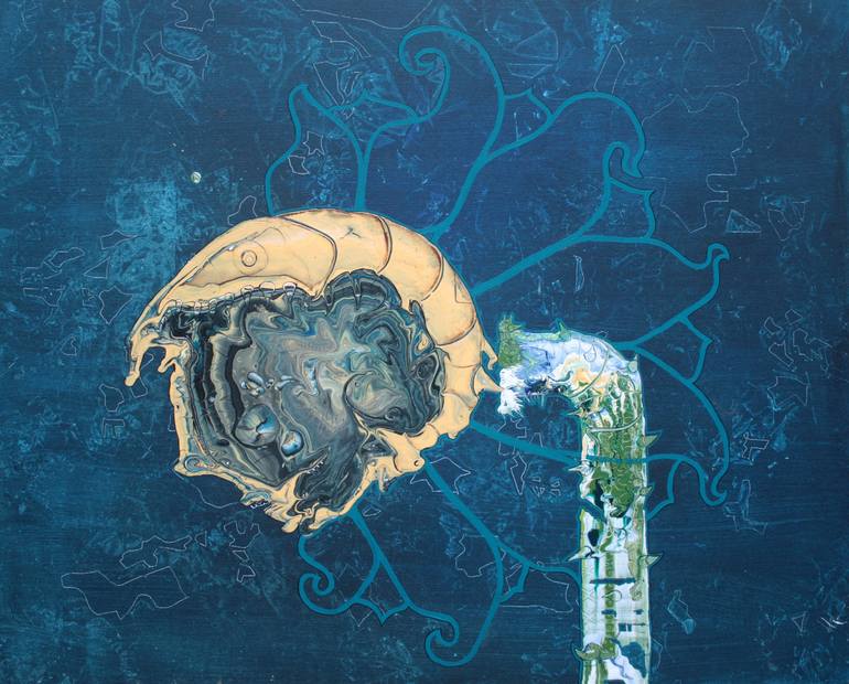 New species Painting by Jesus Mora | Saatchi Art