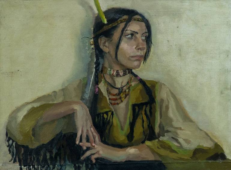 Dasha Painting by Angelina Kabanovich | Saatchi Art