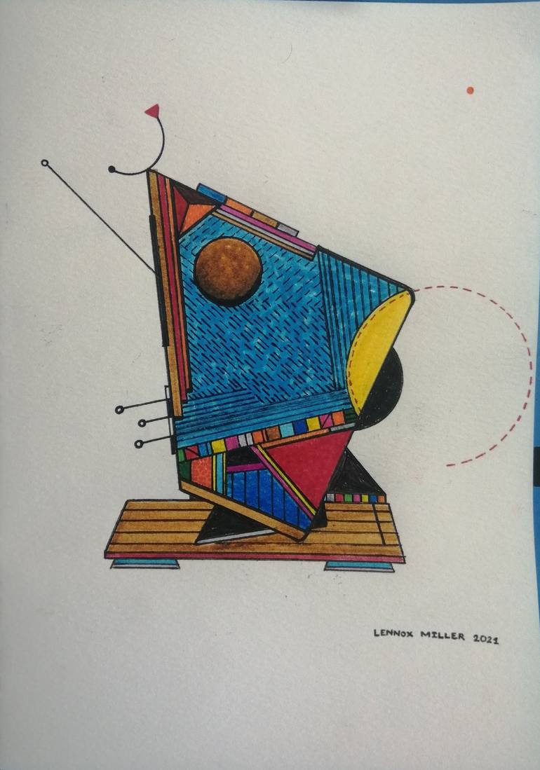 Untitled Drawing by Lennox Miller | Saatchi Art