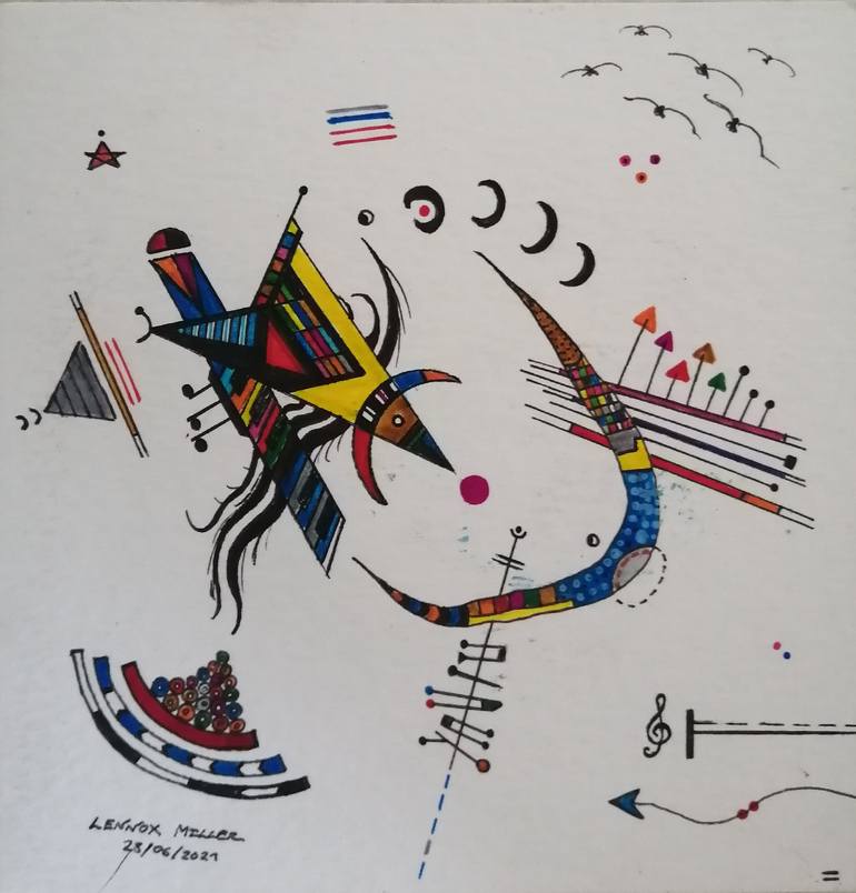 Rudy Drawing by Lennox Miller | Saatchi Art