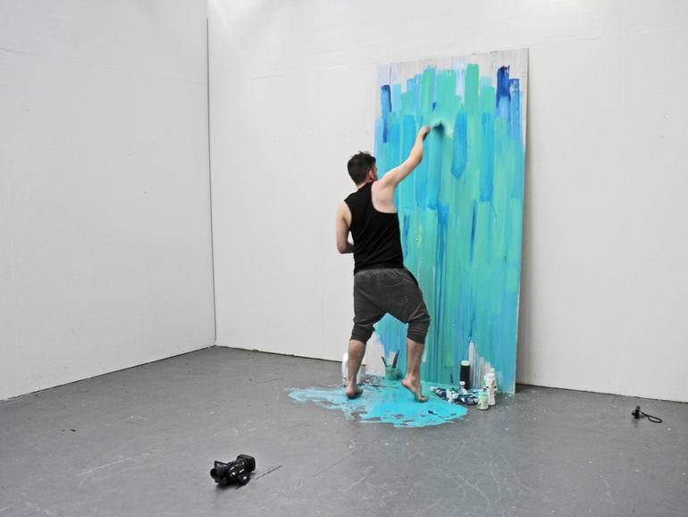 Painting Performance Painting by James Bell | Saatchi Art