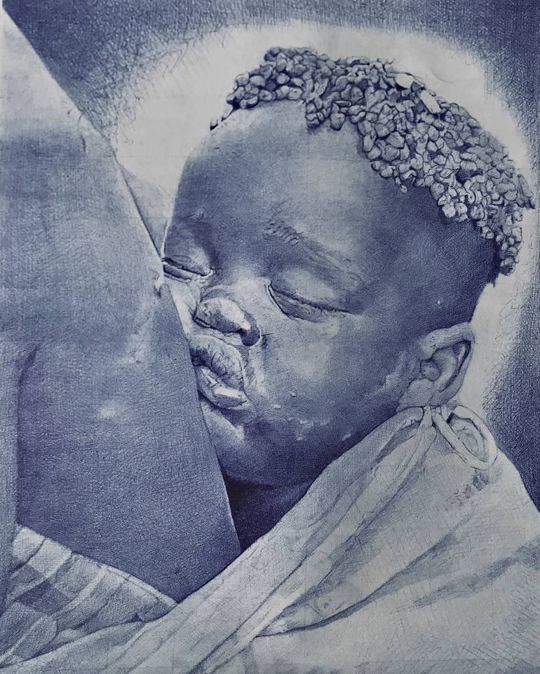 Rebirth Drawing by Oryiman Agbaka | Saatchi Art