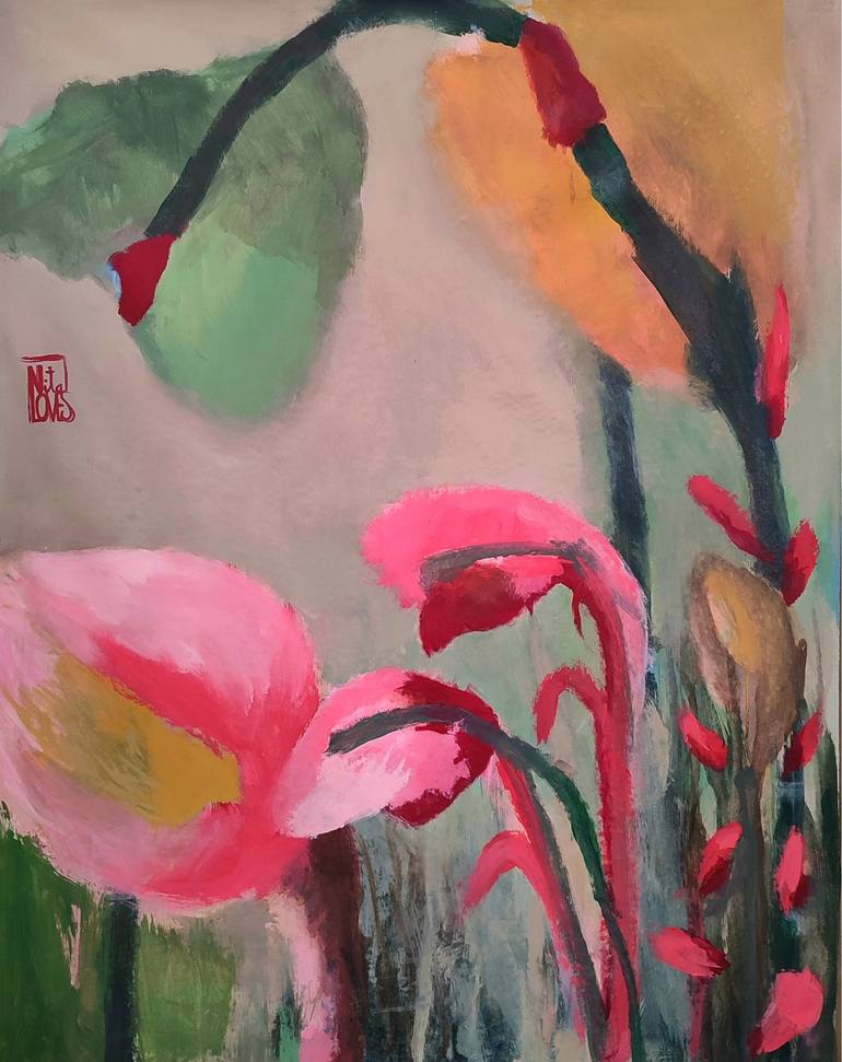 La permanence Painting by Nita Loves | Saatchi Art