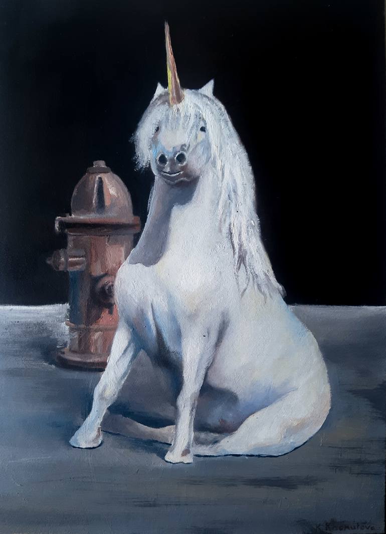 Naivety Painting by Ekateryna Khomutova | Saatchi Art