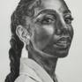 Corinne Foxx Drawing by Emeka Ndulue | Saatchi Art