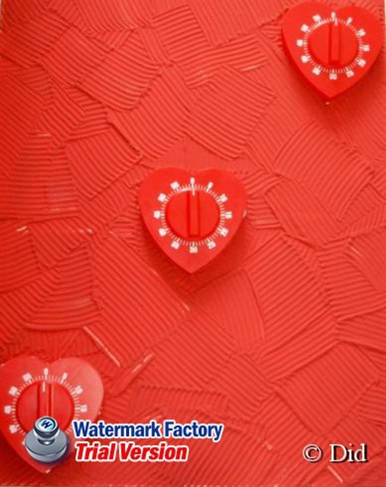 My heart goes driiiing ! Painting by Didier Chipan | Saatchi Art