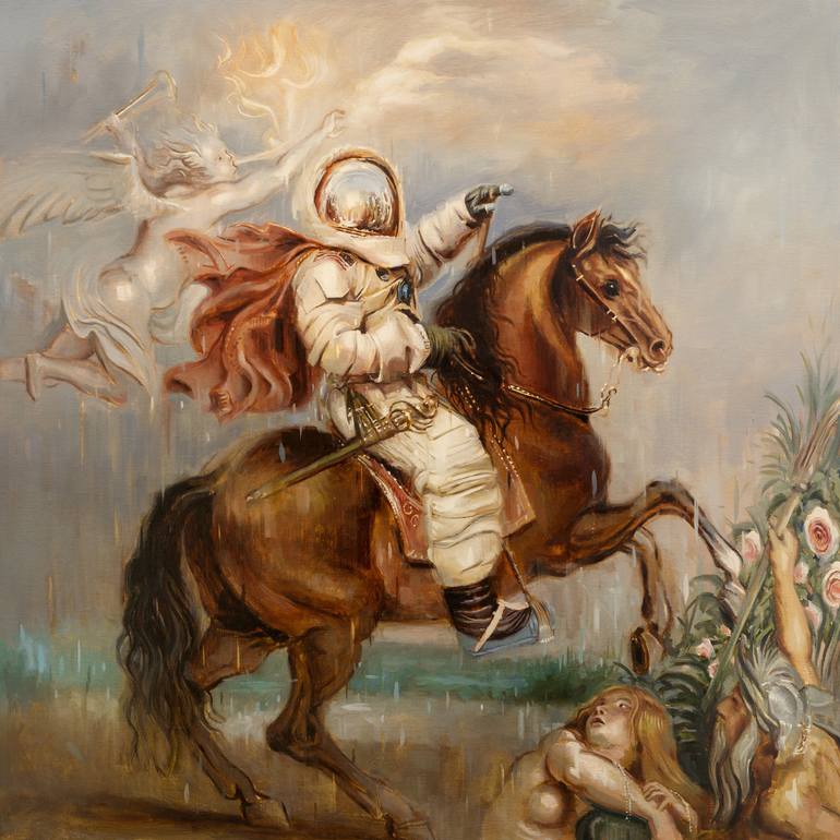 Allegory of Hubris Painting by Eclectic Gallery | Saatchi Art