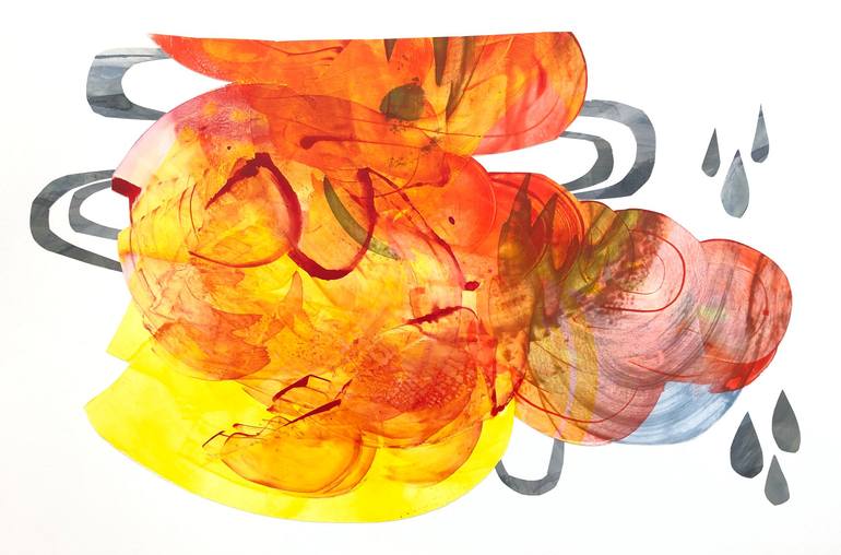 Firecloud Collage by Ali Herrmann | Saatchi Art