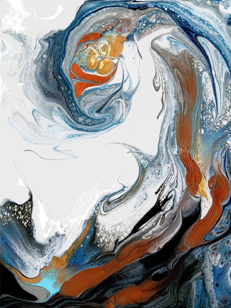 Tidal Wave Painting by Celeste Reiter | Saatchi Art