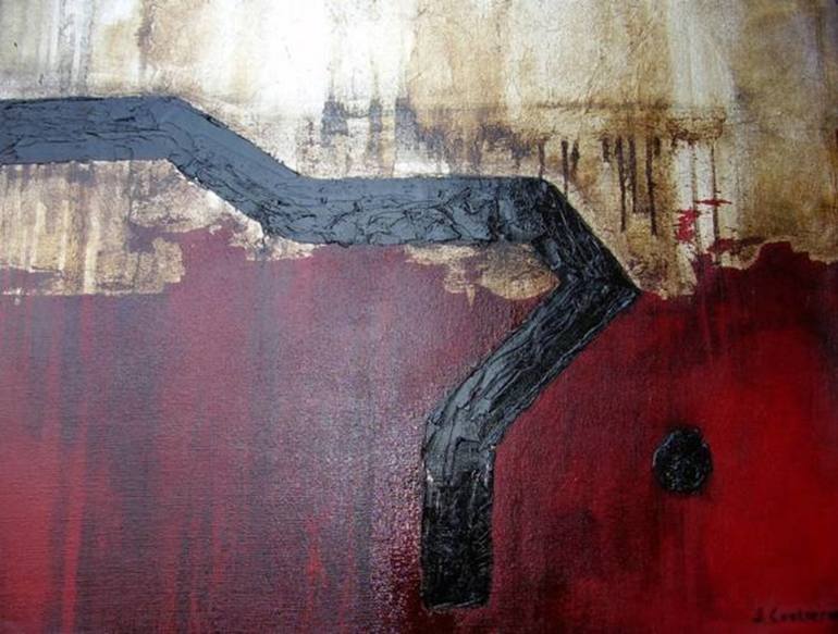 Broken Line (Linea Quebrada) Painting by José Contreras | Saatchi Art