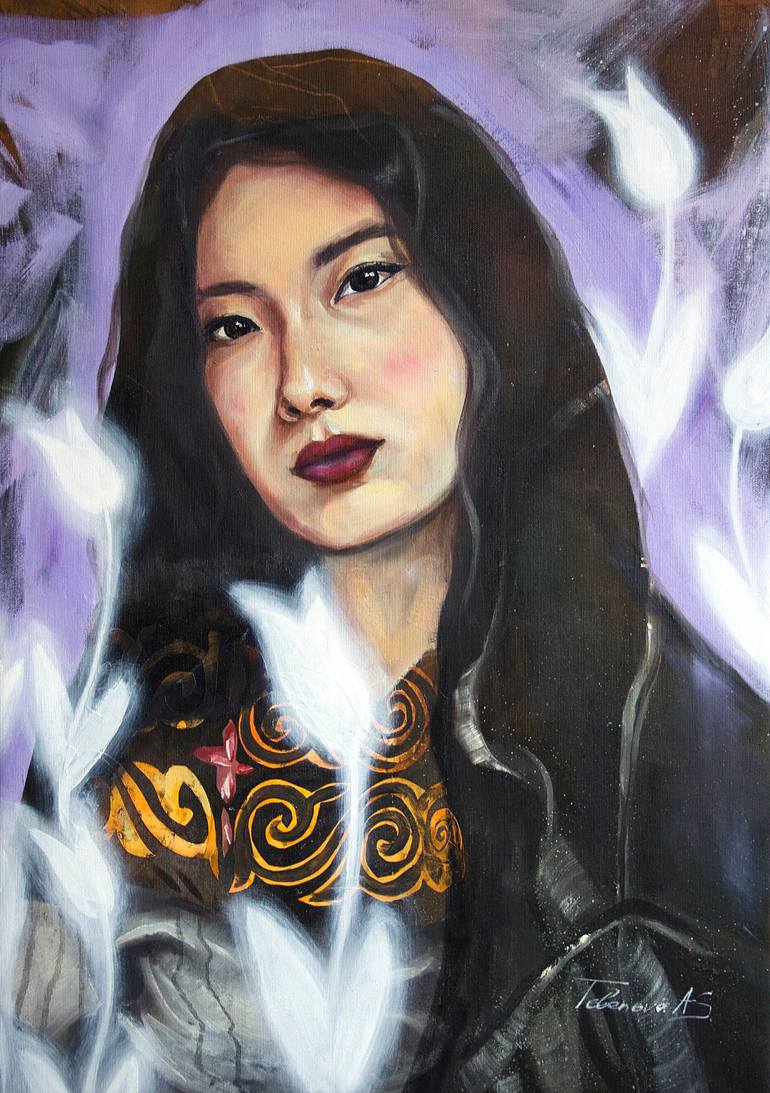 Farida Painting by Alua Tebenova | Saatchi Art