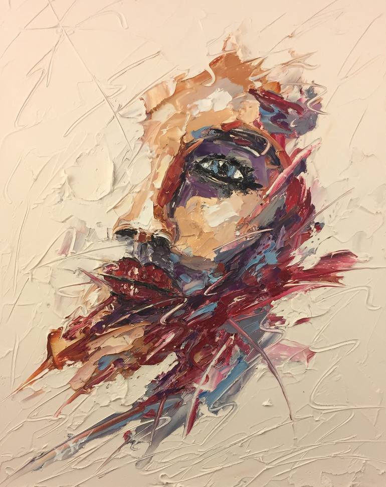 The Gaze Painting by Kenneth Fraser | Saatchi Art