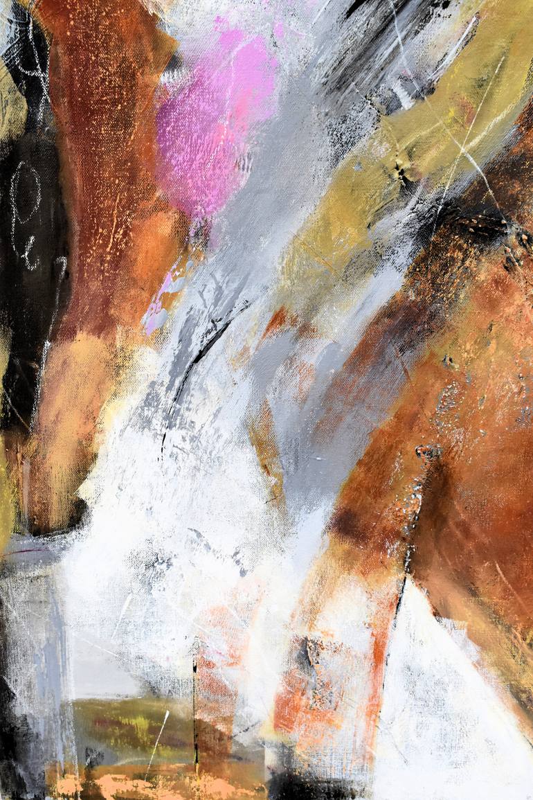 WOMAN IN MOTION Painting by Donna Magadov | Saatchi Art